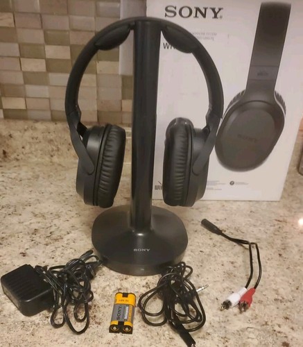 Sony RF400 Wireless Home Theater Headphones - Black for sale online | eBay