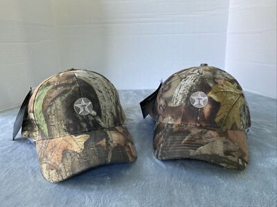 Advantage Timber Camouflage Hat Baseball Hat Texaco Set Of 2 Adjustable ...