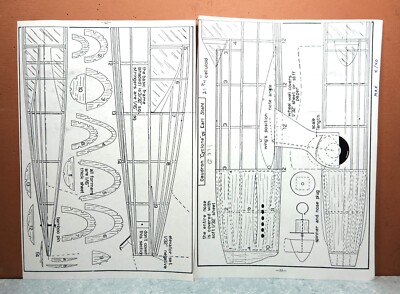 CAUDRON CYCLONE BALSA FREE FLIGHT MODEL AIRPLANE PLANS 22" WINGSPAN | eBay
