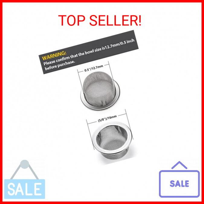 Stanker 15pcs 0.5 Inch Premium Diameter Stainless Steel Pipe Screens ...