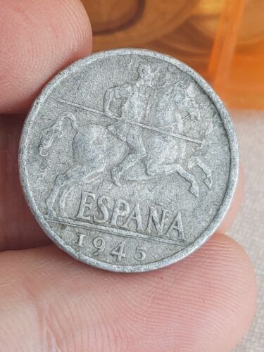 Spanish Spain Diez 10 Cents 1945 Coin - Aluminium Kayihan coins T119 | eBay