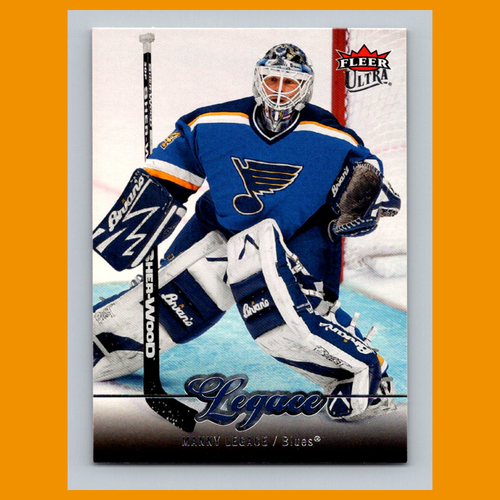 Manny Legace #27 2007 Ultra St. Louis Blues Hockey Card NHL NM | eBay