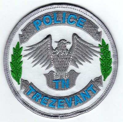 Trezevant Tennessee Police Department Embroidered Iron On Patch *NOS ...