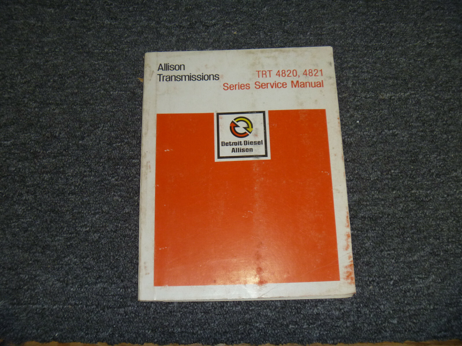 Allison Detroit Diesel TRT 4820-1 Powershift Transmission Service ...