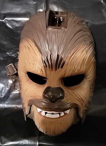 Star Wars CHEWBACCA MASK Electronic Talkin Wookie Sound 2015 Hasbro | eBay