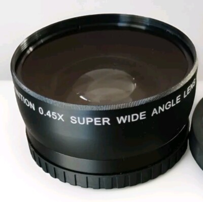 Super Wide Angle Lens Adapter Filter 0.45x For Canon 4000D 600D 2000D ...