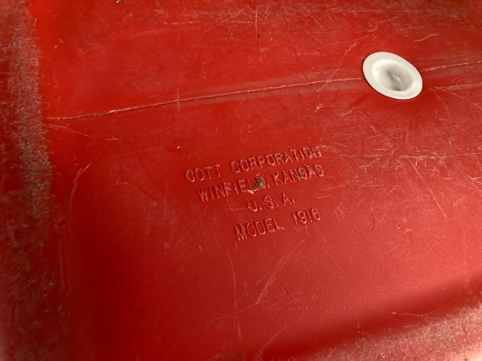 vintage Gott 16 cooler ice chest model 1916 insulated portable 16 camp ...