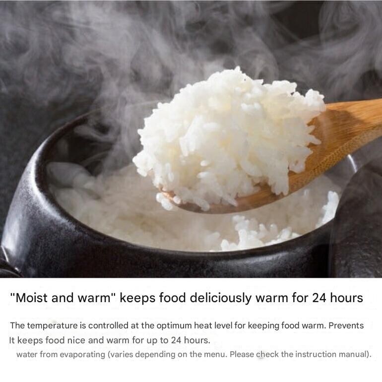 ZOJIRUSHI Rice Cooker 220-230V 1L NS-ZLH10-WZ Micom Type White Made in ...