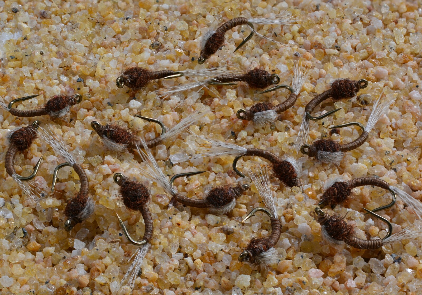 WD40 Chocolate Emerger Midge Nymph Fly - 1 Doz Flies - Mustad Signature ...