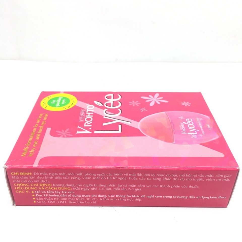 6x V.Rohto LYCEE Eyes Drops Sparking eyes Anti Red Rohto Lycee | eBay