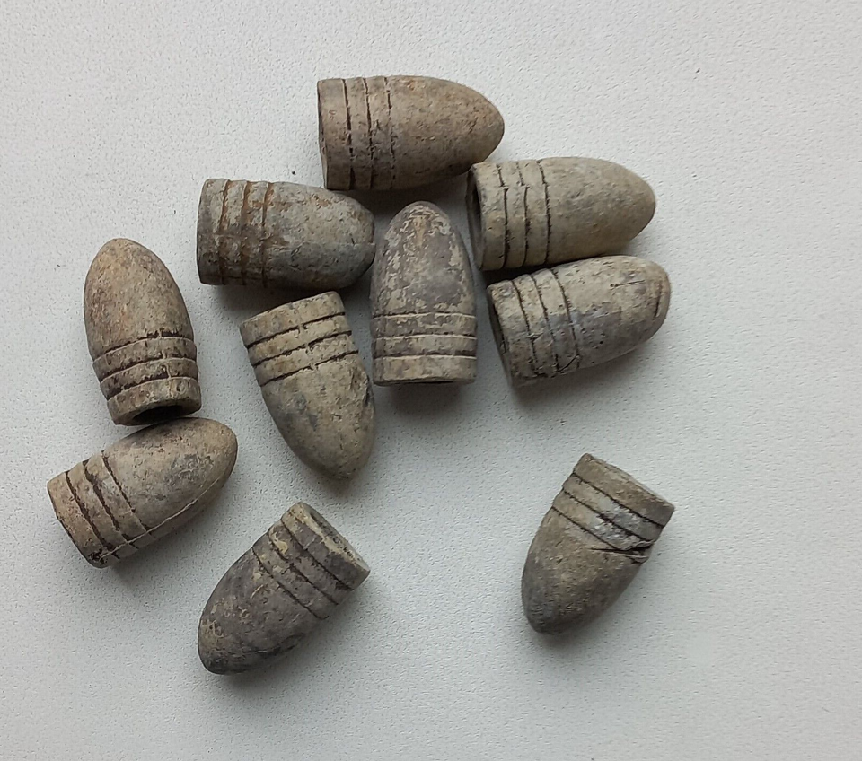 Minier musket lead bullets War 1853-1856 Ser. 19th century Ukraine | eBay