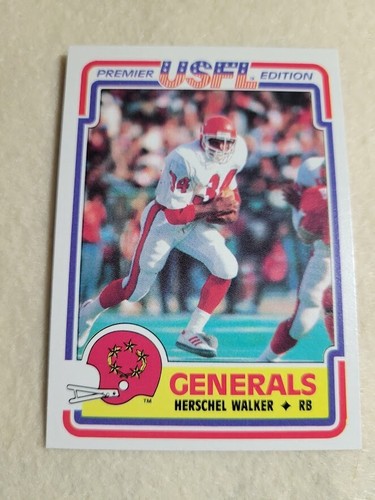 1984 Topps USFL Herschel Walker Rookie Card #74 | eBay