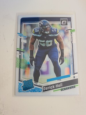 DERICK HALL #291 2023 PANINI OPTIC SEAHAWKS RATED ROOKIE RC | eBay
