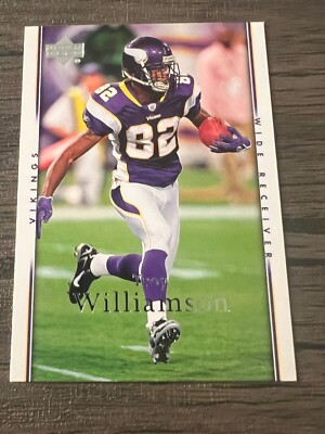 2007 Upper Deck Football Card #106 Troy Williamson (P5) | eBay