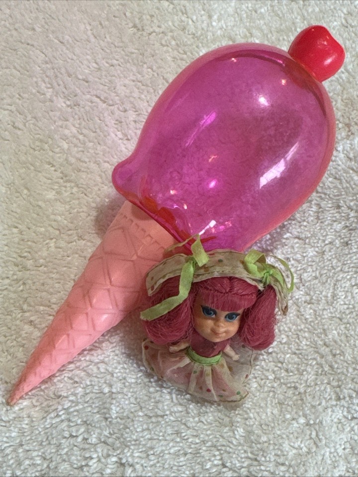 Vintage 1968 Liddle Kiddles Tutti Frutti Ice Cream Cone Kiddle Kone Red ...
