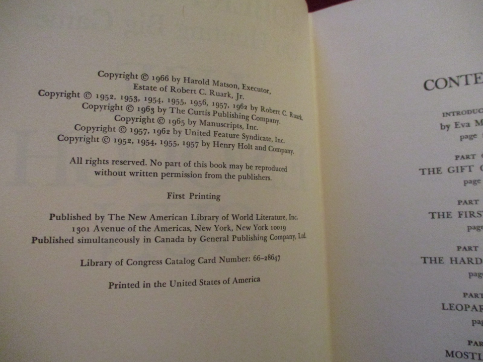 Use Enough Gun by Robert Ruark on Hunting Big Game (1966) First ...