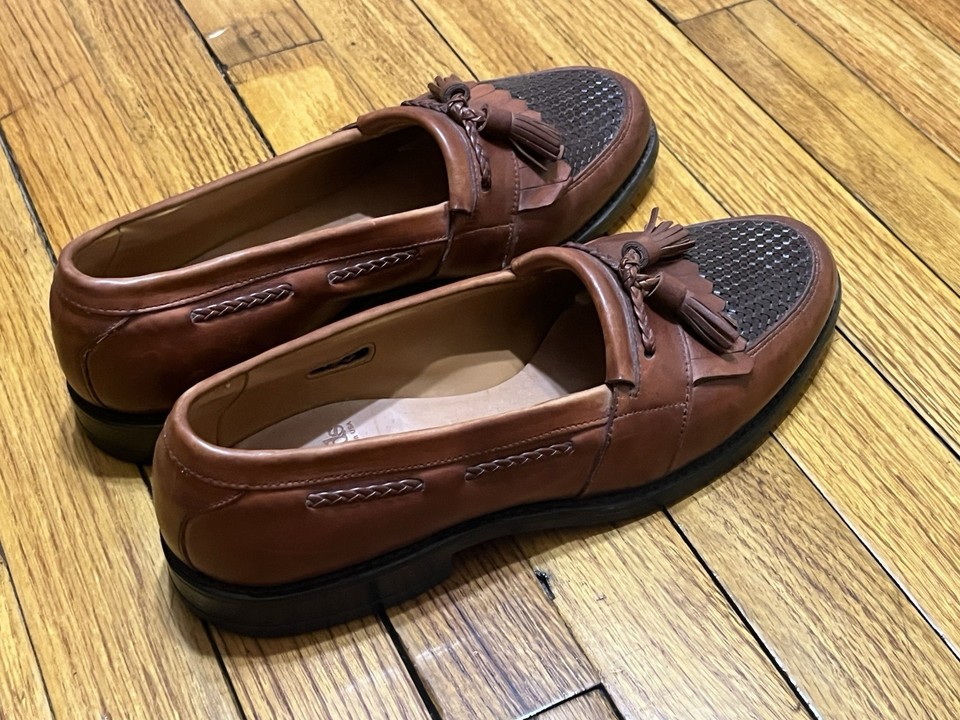 Allen Edmonds Cody Tassel Slip On Loafer Dress Shoe Merlot Leather Men ...