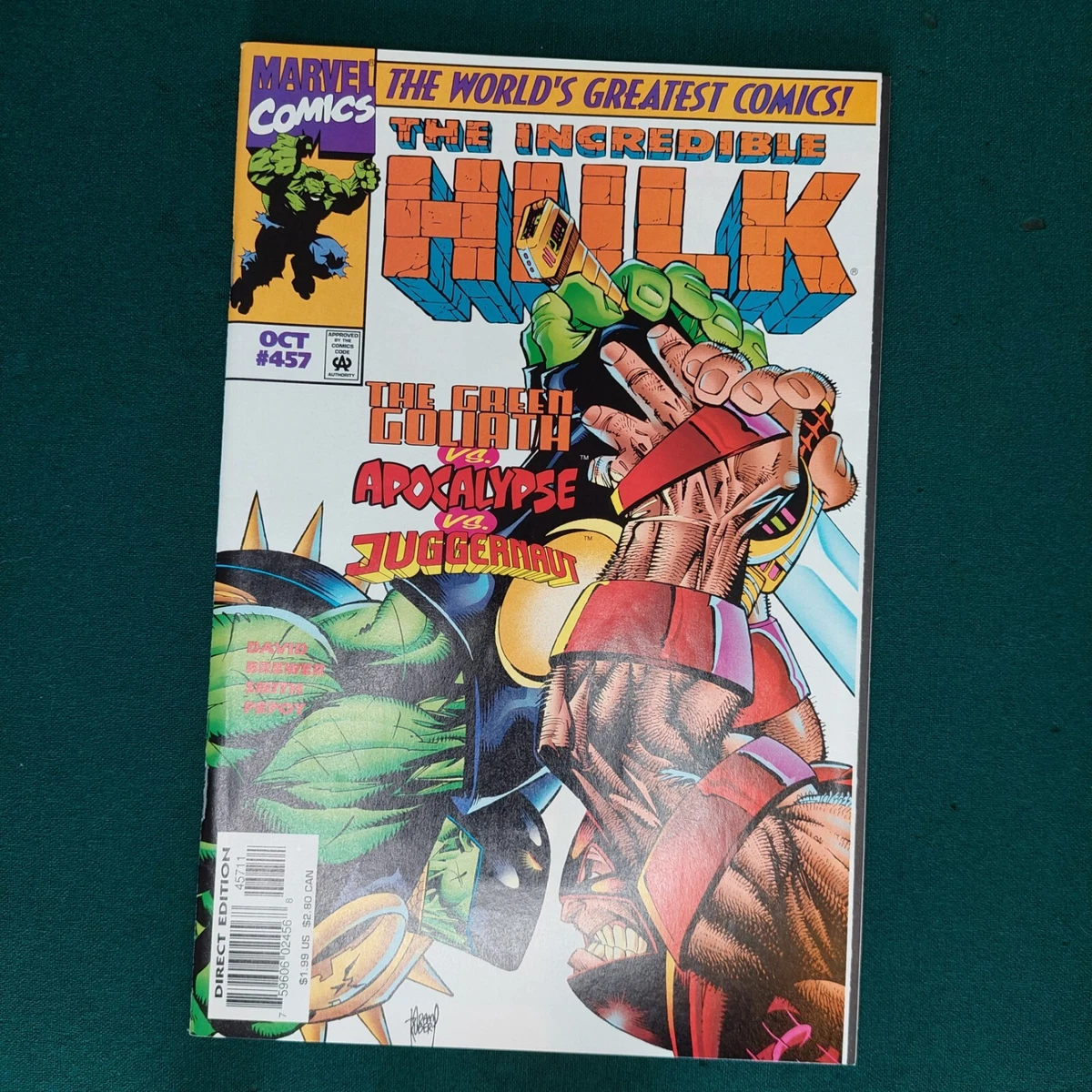 Hulk Vs Apocalypse Comic