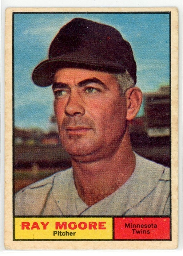1961 Topps Baseball Ray Moore #289 FR-GOOD | eBay