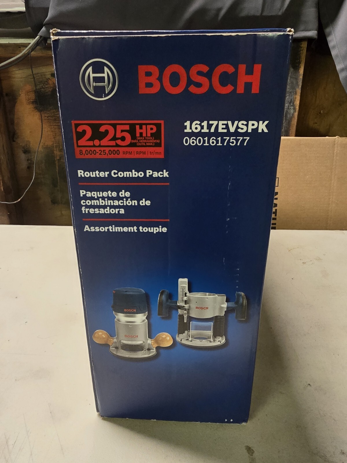Bosch 1617EVSPK Plunge and Fixed-base Router Kit for sale online | eBay