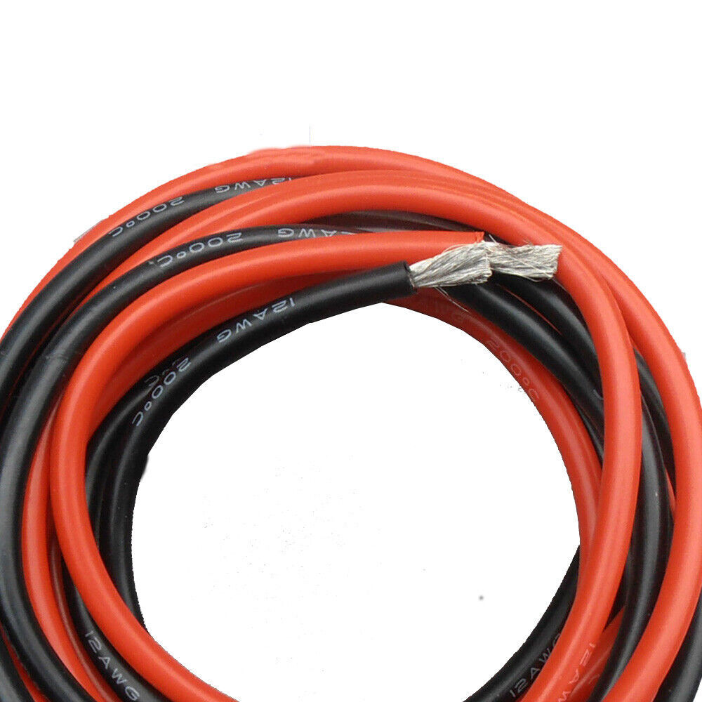 Nice Flexible Silicone Wire Cable 5/6/10M Gauge12/14/16/18/20AWG Super ...