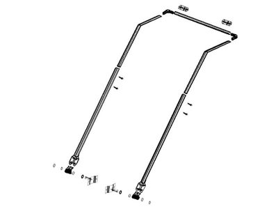 Mountain Tarp K0845C | Complete Telescoping Arm Kit w/ Springs, BRAND ...