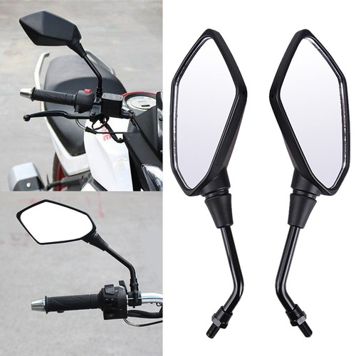 2Pcs Motorcycle Rearview Mirrors 10mm Off Road For HONDA XR650L XR250L ...