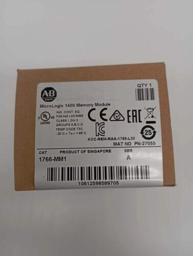 Allen Bradley 1766-MM1 MicroLogix 1400 Memory Module Catalog 1766MM1 AB ...