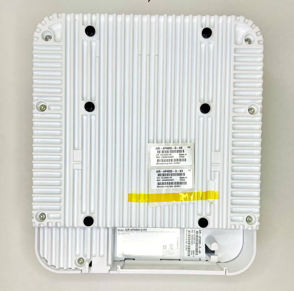 CISCO AIRONET 4800 Series Dual Band Wireless Access Point - AIR-AP4800 ...