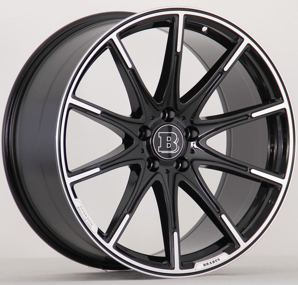 20" RIMS BRABUS FIT MERCEDES S CLASS S600 S580 S560 S550 S500 WHEELS ...