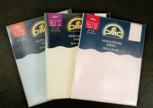DMC Aida Creative World Needlework Fabric Lot of 3 m- 77540792276 | eBay