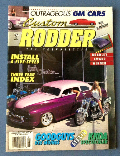 CUSTOM RODDER MAGAZINE -- JANUARY 1994 HOT RODS | eBay