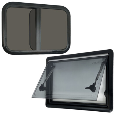 Camper Van Motorhome Cassette Windows Hinged & Sliding Conversion ...