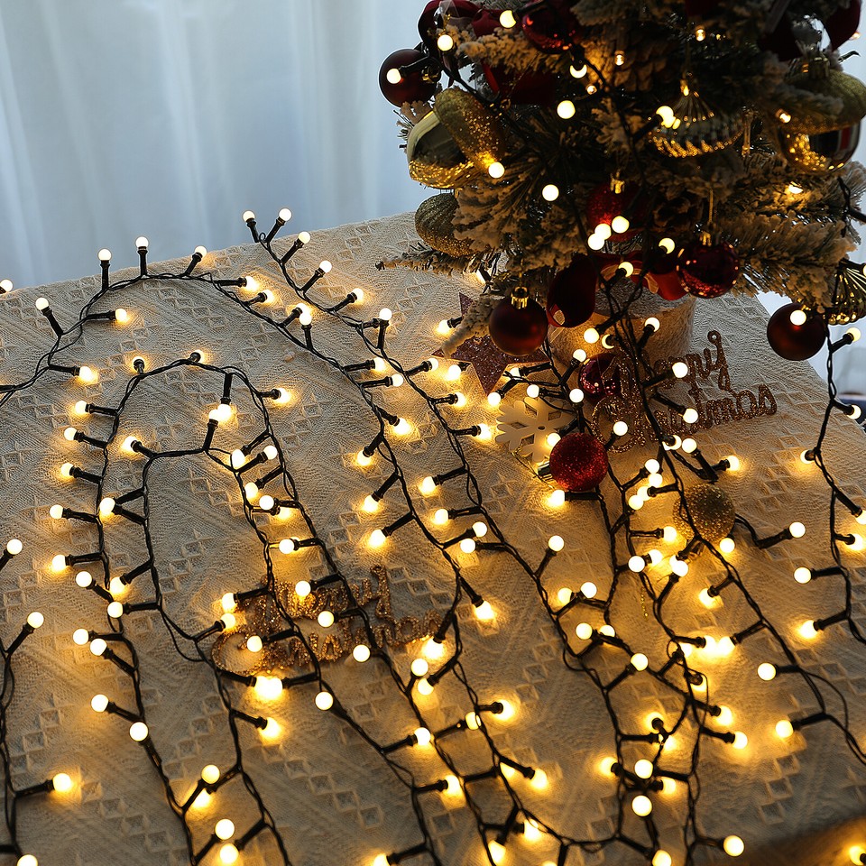 300/550 LED String Lights Globe Fairy Lights Mini Ball String Lights w ...