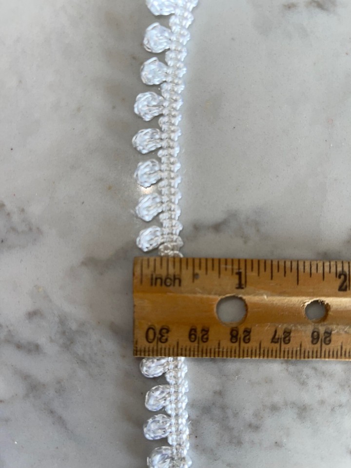 5 yards off white loop GIMP upholstery craft BRAID trim 1/2" wide | eBay