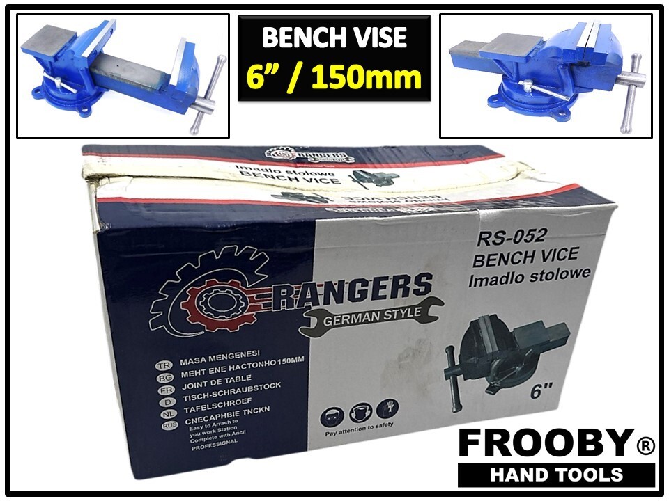 Heavy Duty Bench Vice Swivel Base Workshop Engineers Vice Vise Clamp ...