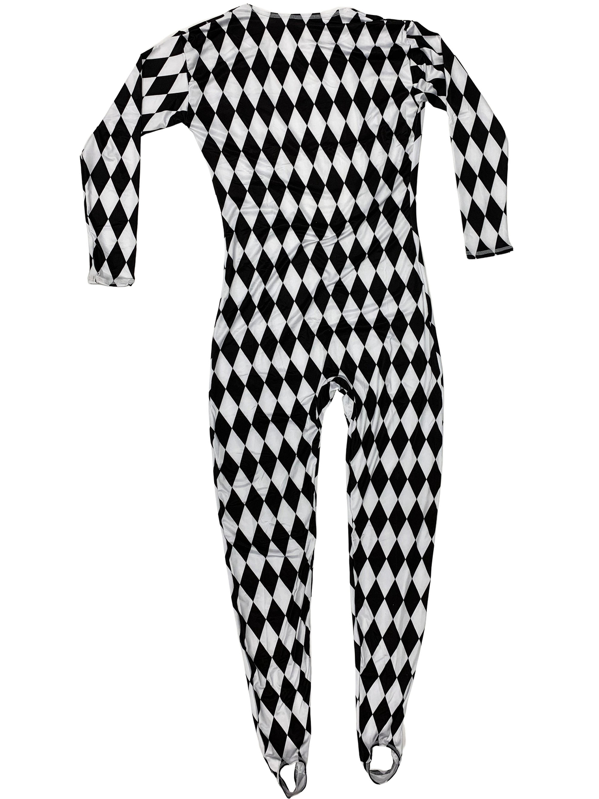 Harlequin Leotard Costume Freddie Mercury Unitard Spandex Outfit Black ...