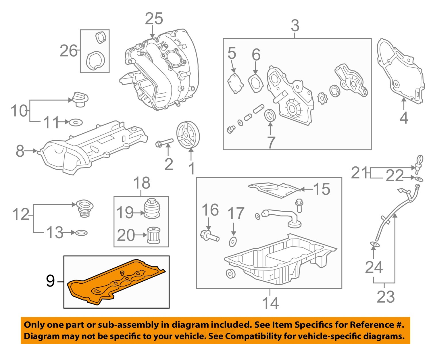 GM OEM-Valve Cover Gasket 12609291 | eBay