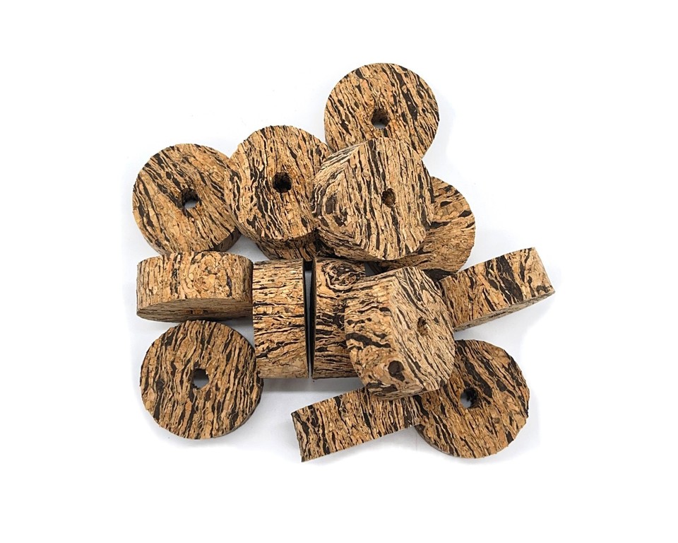 Rod Building Cork Rings Highest Quality 25 Pack 1.5" x .5" with 1/4 ...