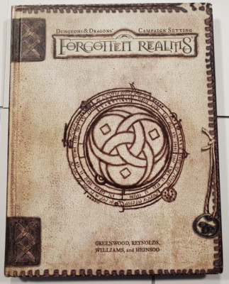 SIGNED Dungeons & Dragons v3.0 Forgotten Realms Campaign Setting ...