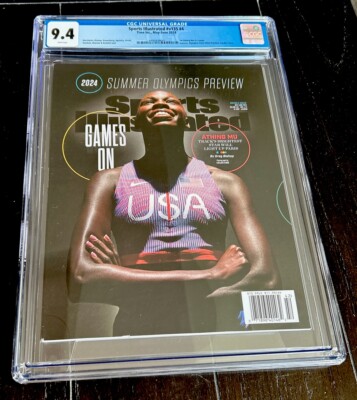 Athing Mu Rare 2024 USA Track Olympics Sports Illustrated TOP POP 1 CGC ...