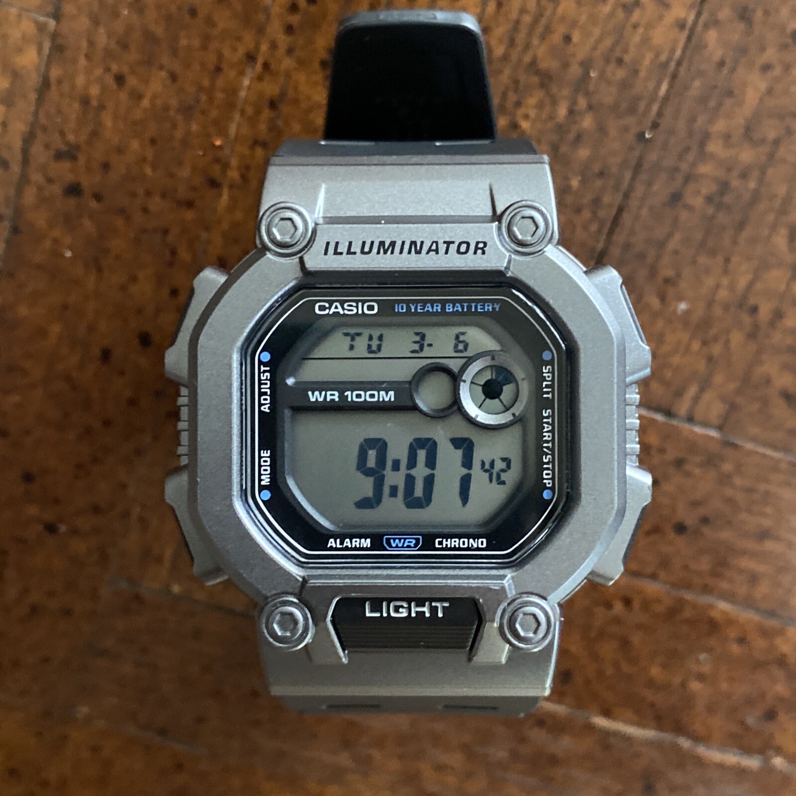 Casio W-737H Sport Mens Watch Digital Gray Resin W-73… - Gem