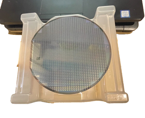 lot of SILICON WAFER used 5" with 25 slot case | eBay