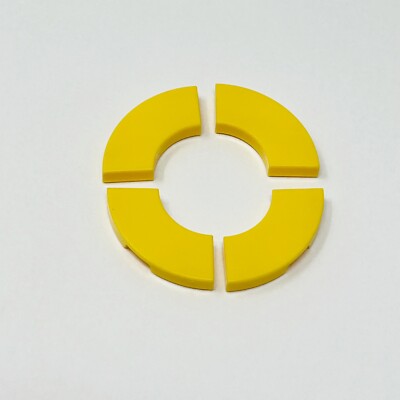 27925 LEGO Parts Tile Round Corner 2x2 Macaroni YELLOW (4) | eBay