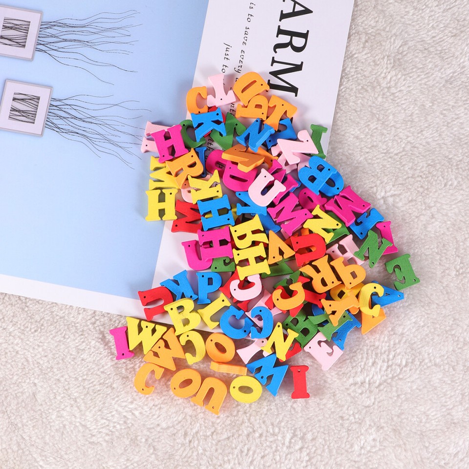 Wooden Alphabet Letters Wooden Embellishments Wooden Craft Letters | eBay