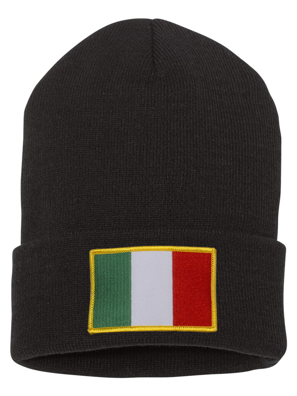 Top Headwear Italia Italy Flag Beanie - Men's Womens Long Winter Cuff ...