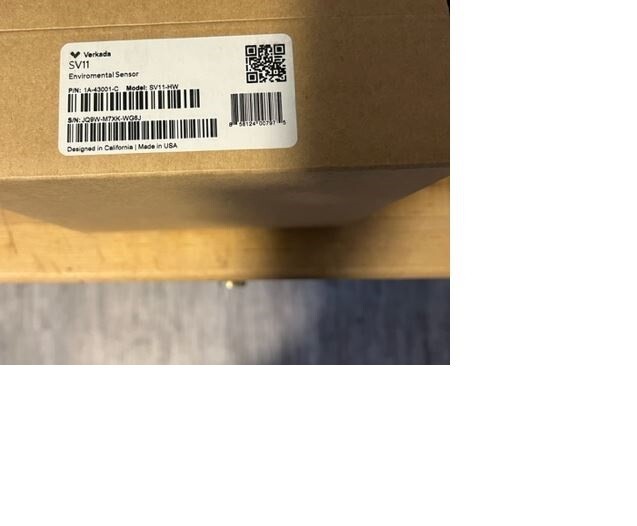 New Box Verkada Environmental Sensor - AI - Model SV11-HW w/power ...