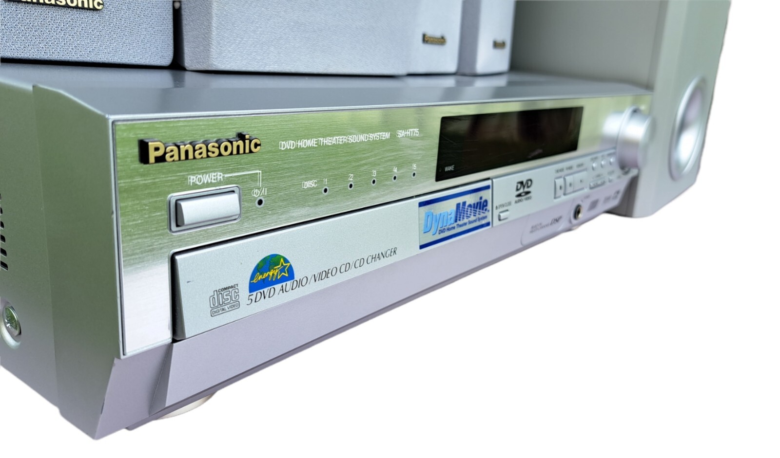 Panasonic Sa-ht75 Home Theater Surround Sound 5 Disc Digital Video DVD ...