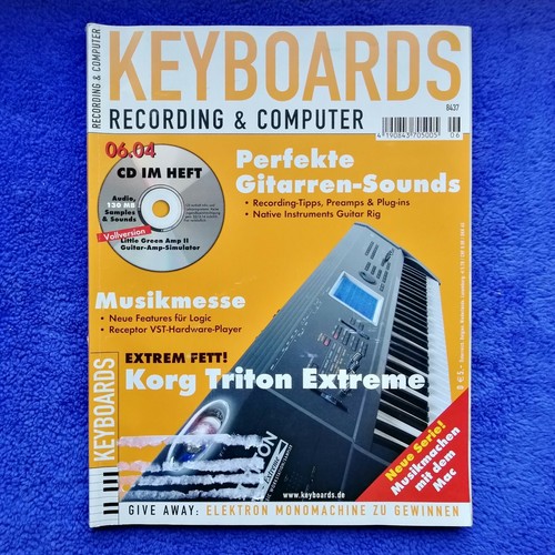 Keyboards 06-2004 mit CD, Jamie Cullum, Korg Triton Extreme, Arturia ...