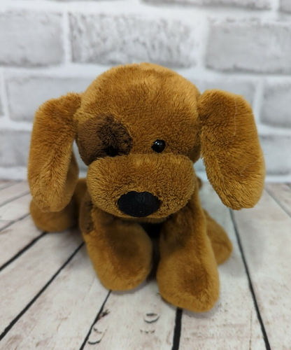 Gund Little Treynor Brown plush puppy dog patch eye barking sound is ...
